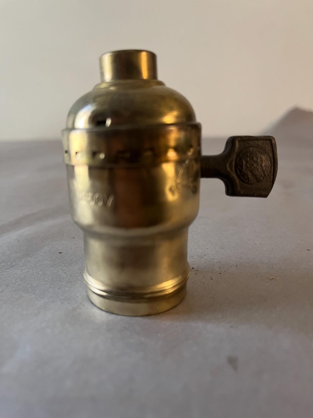 Antique Vintage Brass Hubbell Fat Boy Paddle Lamp Socket Light Part - Etsy