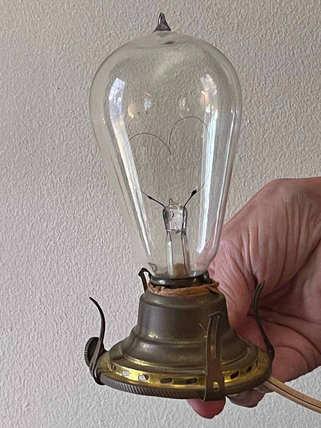 Antique Vintage Edison Mazda Tip Carbon Filament Light Bulb Works - Etsy