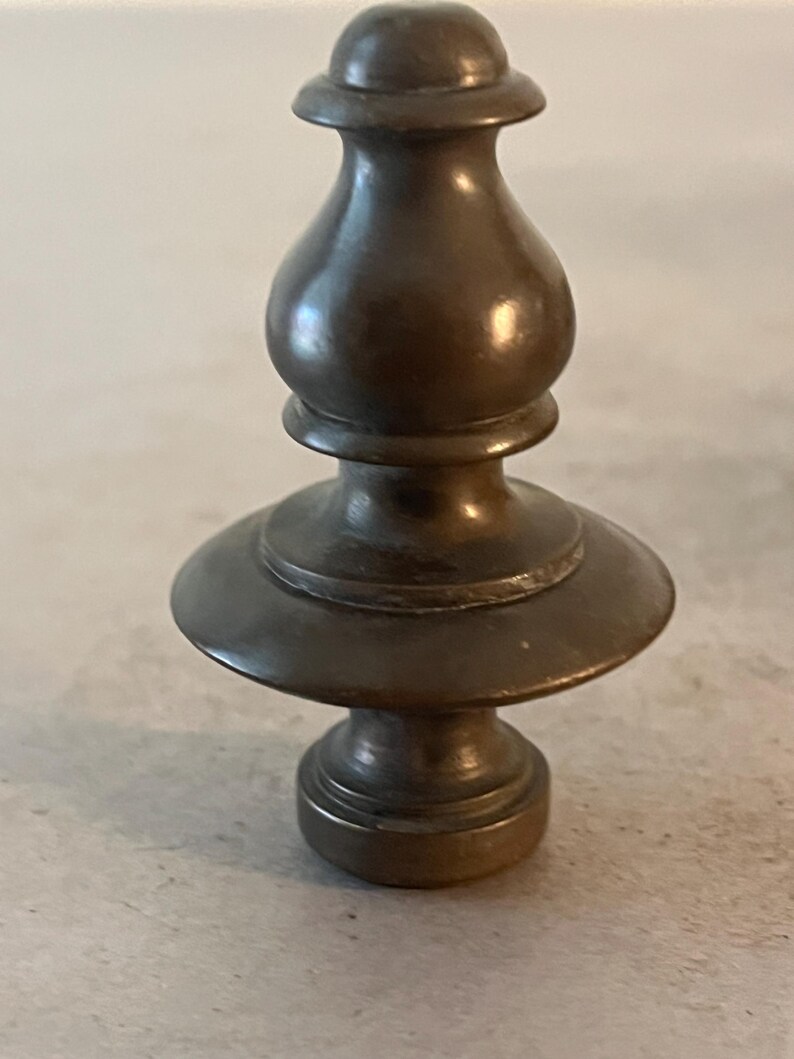 Antique Vintage Cast Metal 2 1/2 High Lamp Finial Light Part - Etsy
