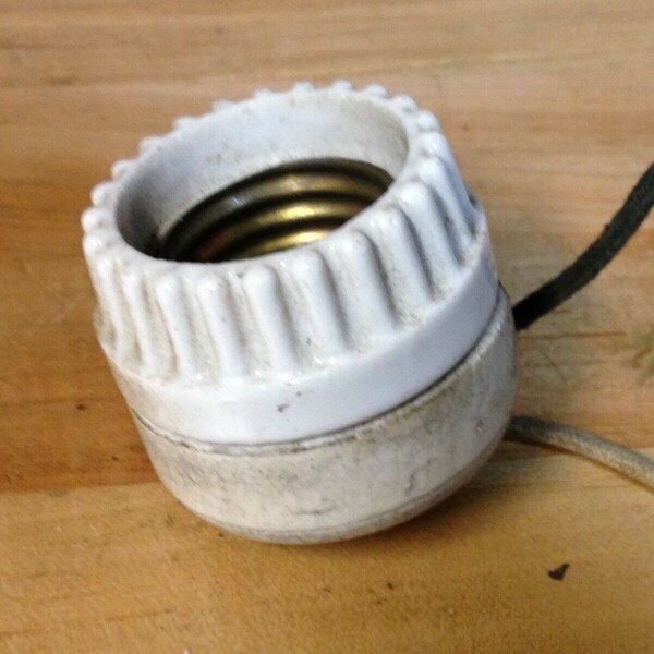 Antique Porcelain Socket - Etsy