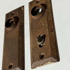 Antique Vintage Small Farmhouse Primitive Door Knob Slide Lock Parts - Etsy