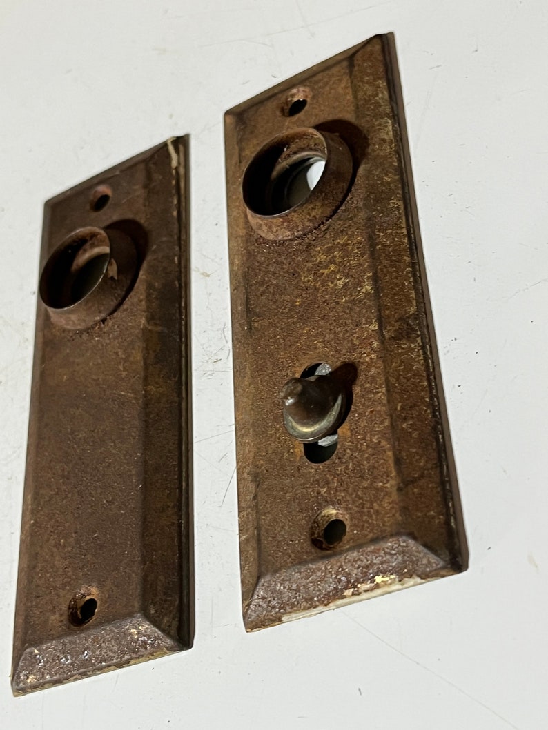 Antique Vintage Small Farmhouse Primitive Door Knob Slide Lock - Etsy