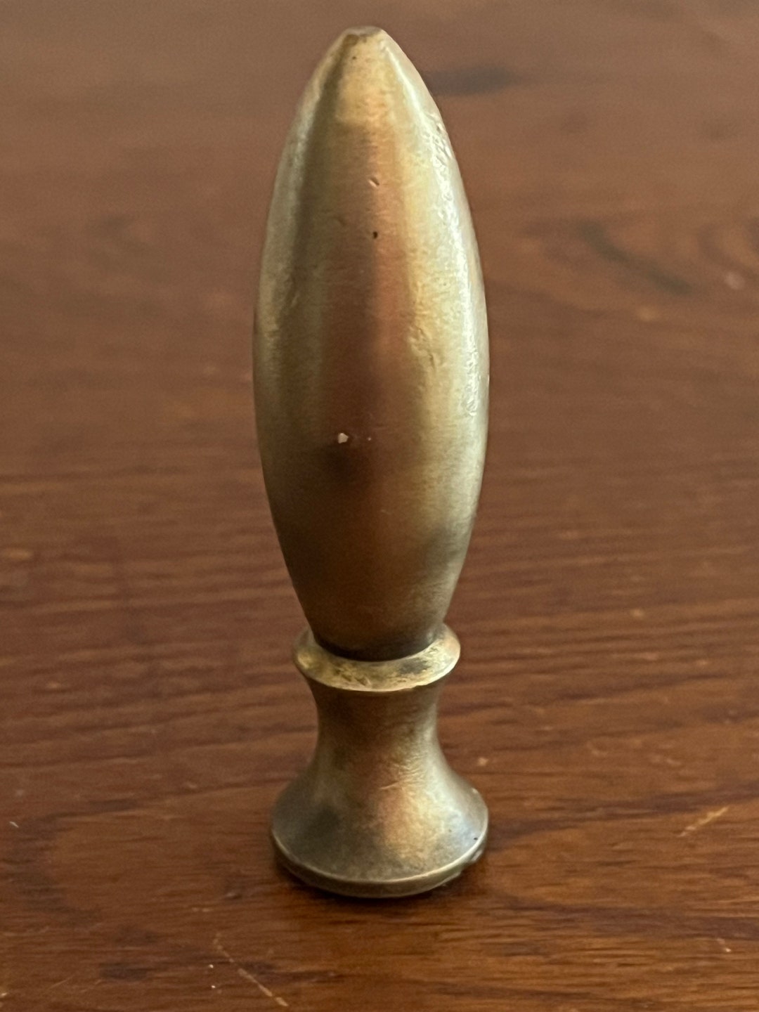 Antique Vintage Cast Brass 2 3/4 Bullet Lamp Finial Light Part - Etsy