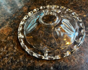 Antique Vintage Chandelier Light Fixture Glass Bobeche Crystals Lamp ...