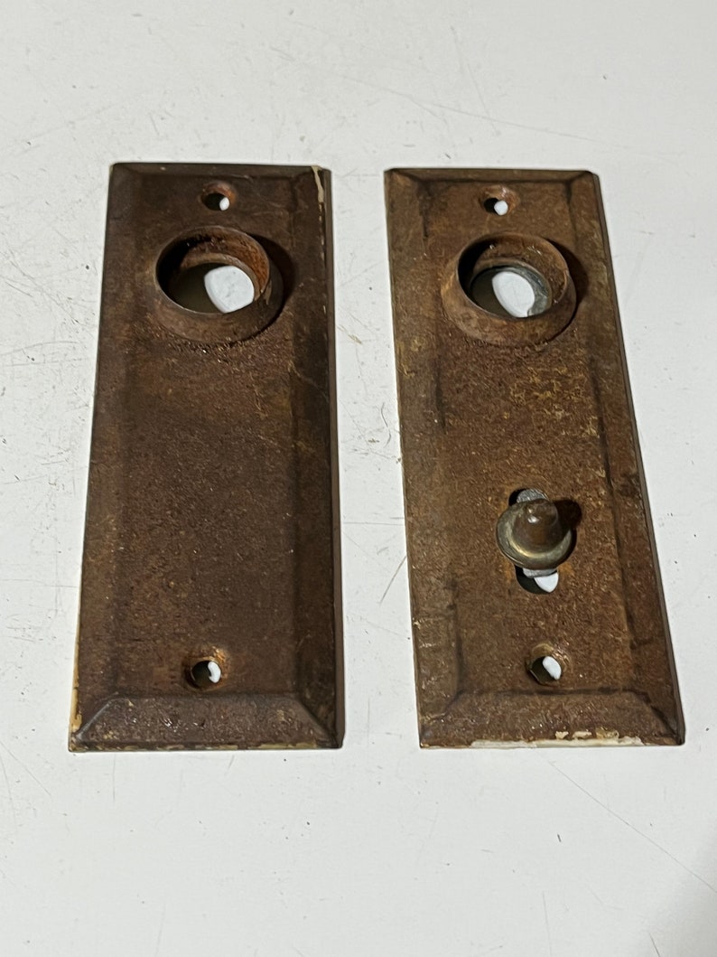 Antique Vintage Small Farmhouse Primitive Door Knob Slide Lock - Etsy