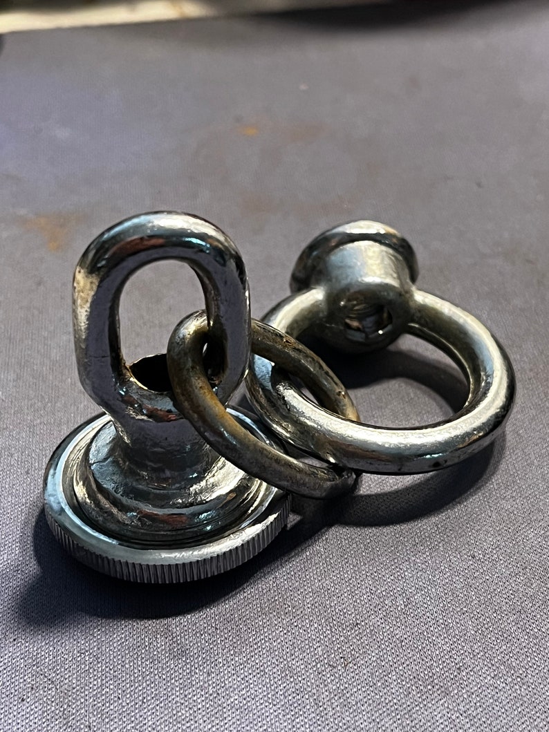 Antique Vintage Chrome Plated Chandelier Light Fixture Loops - Etsy