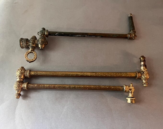 Antique Vintage Brass Gas Light Sconce Arm Lamp Parts - Etsy