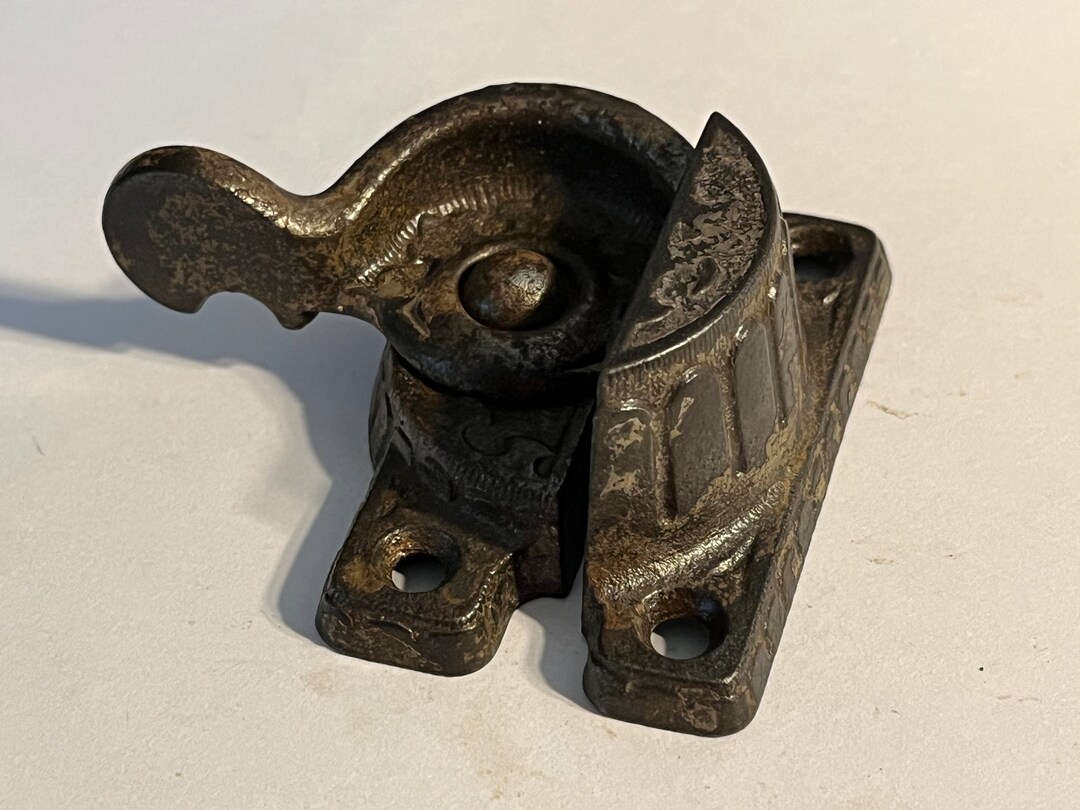 Antique Vintage Cast Iron Victorian Window Sash Latch Lock Part - Etsy