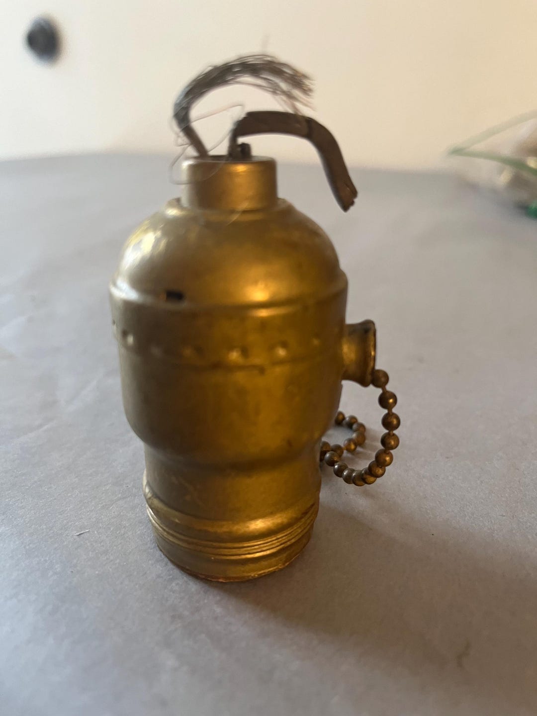 Antique Vintage Hubbell Fat Boy Pull Chain Lamp Socket Light Part - Etsy
