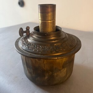 Antique Vintage Oil Lamp Burner Font Holder Pan Light Part - Etsy