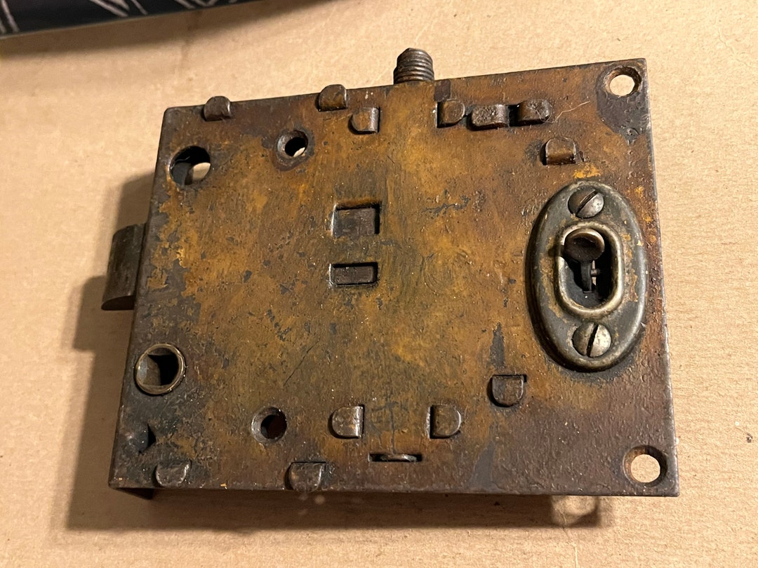 Antique Vintage Early Farmhouse Primitive Elbow Door Latch Lock Part ...