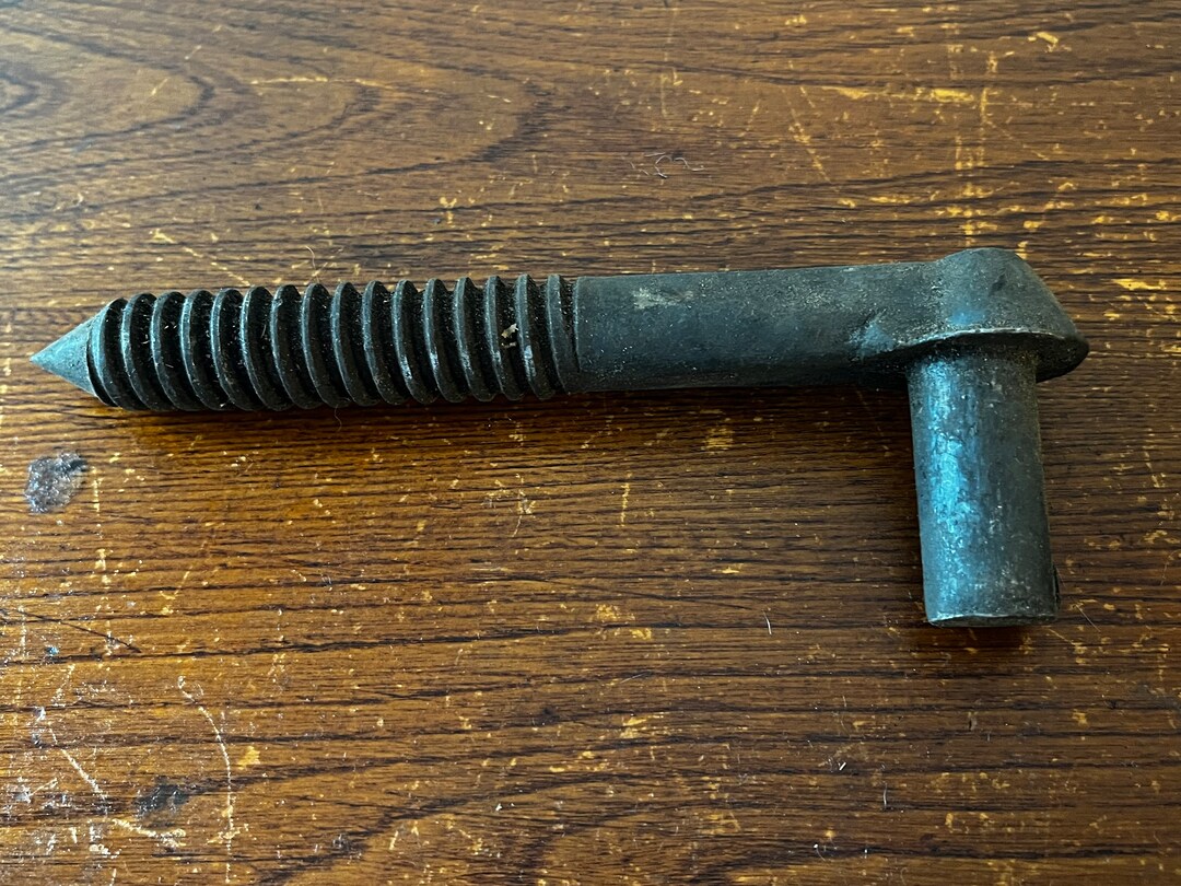 Antique Vintage Large Iron Door Hinge Pintel - Etsy