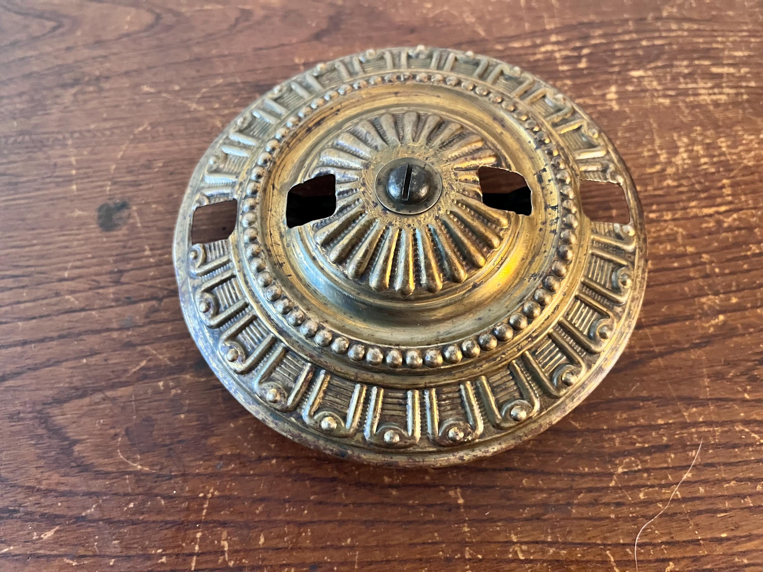 Antique Vintage Brass Hanging Oil Lamp Motor Pulley Light Part - Etsy