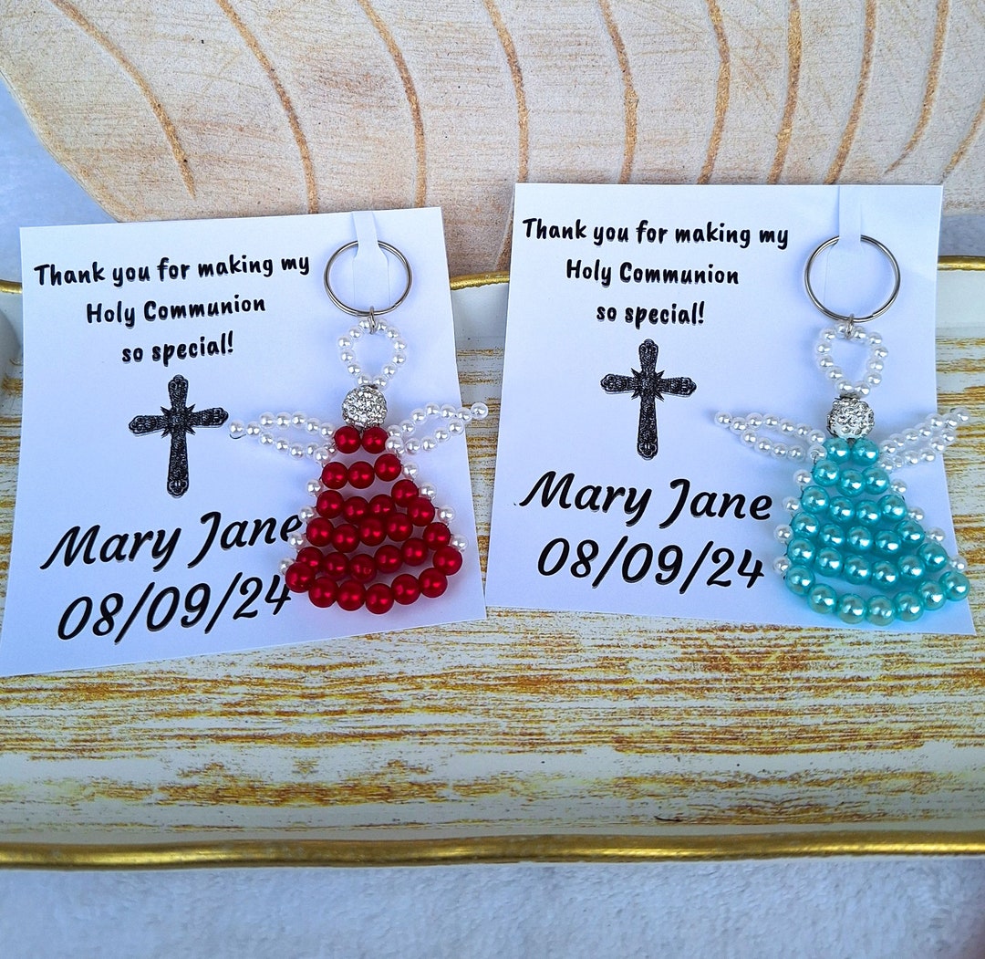 50 Custom Holy Communion Angel Favors Personalized First Communion ...