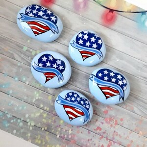 Usa Flag Painted Rocks 4th of July Gift for Him, Patriot Gift ...