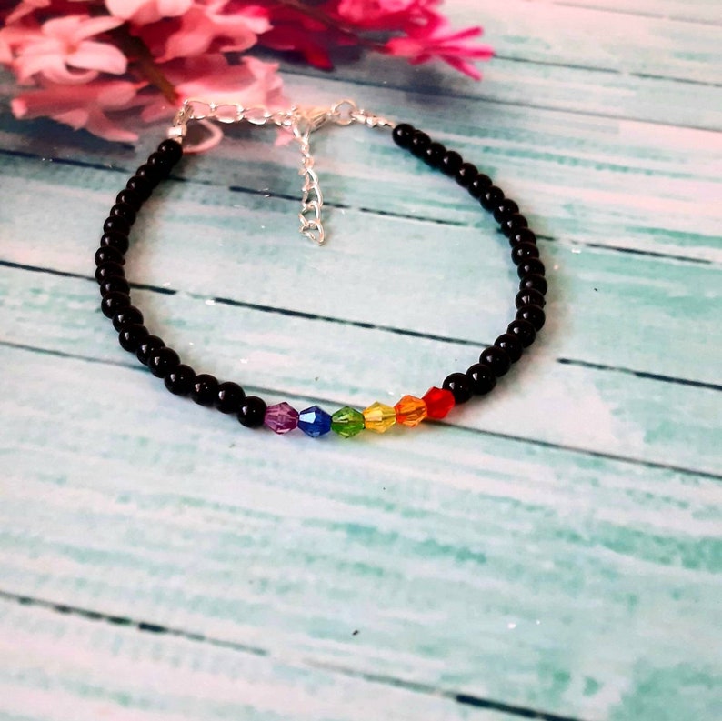 Gay Pride Jewelry Bracelet LGBTQ Rainbow Jewelry Gay Gift - Etsy