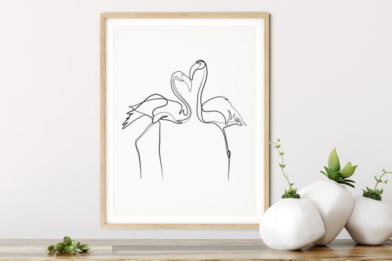 Wall Art Unique Home Decor Line Print Minimalist | Etsy