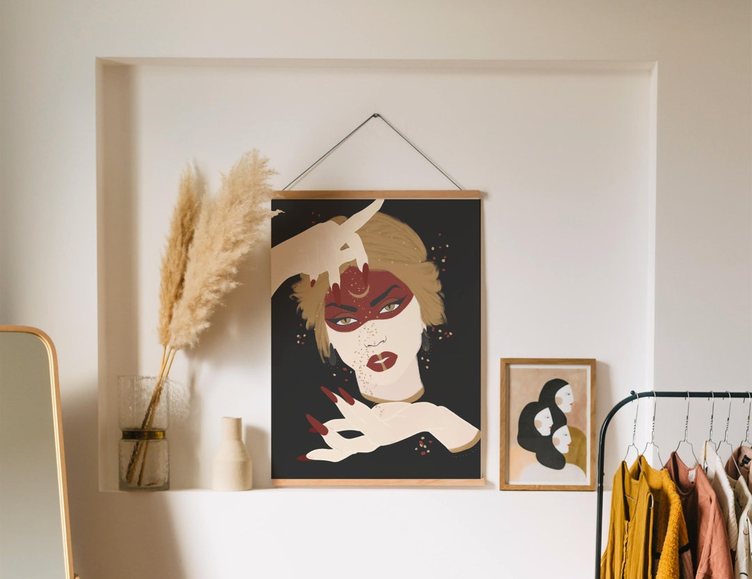 Witchy Decor Witchy Wall Decor Celestial Decor Witch Wall - Etsy