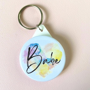 25mm MINI Keyring, Custom Keyring, Design Your Own Keyring, Logo ...
