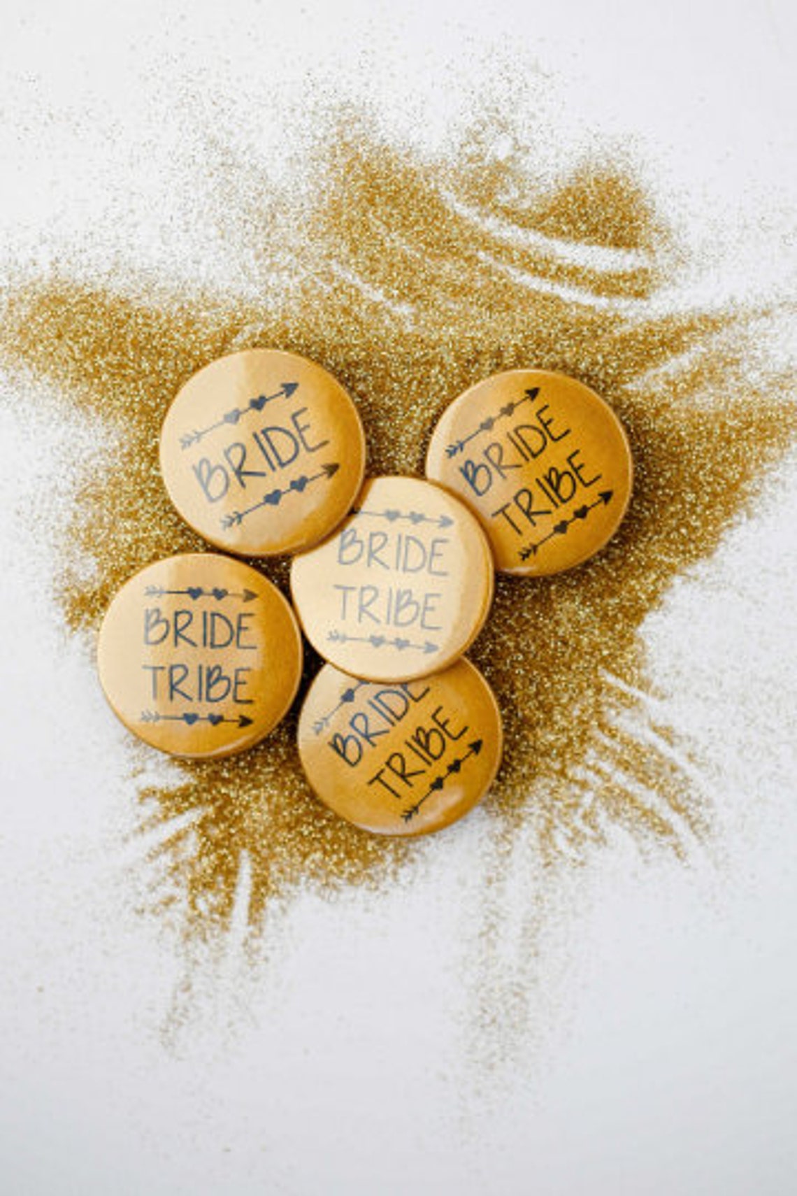 GOLD Hen Party Badges. Bride Tribe Badges 38mm.. Hen Do Badge. - Etsy