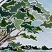 Depot Park Alden Michigan Torch Lake - Watercolor on Paper - Etsy