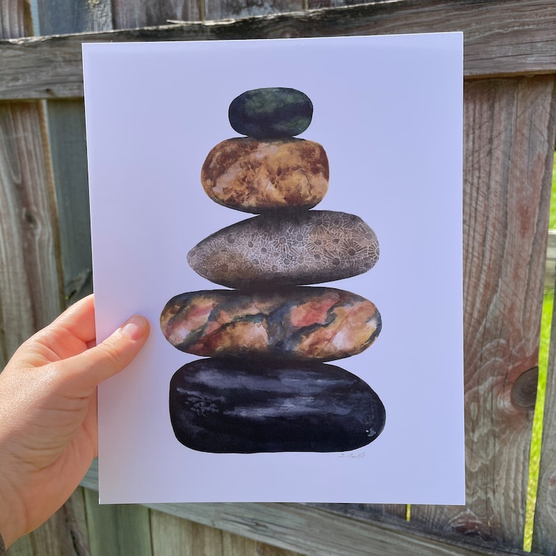 Petoskey Stones Print - Etsy