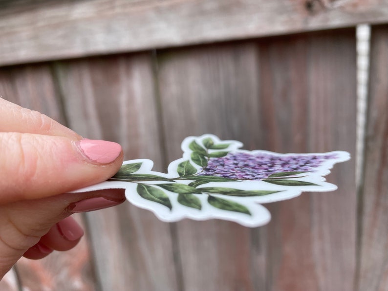 Lilac Sticker, Purple Flowers - Etsy