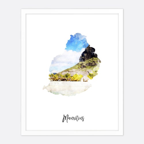 Mauritius Poster Print - Etsy