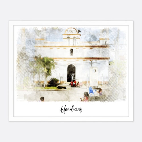 Honduras Art Print Honduras Poster Honduras Photo Honduras - Etsy