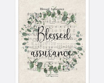 Blessed Assurance Svg - Etsy