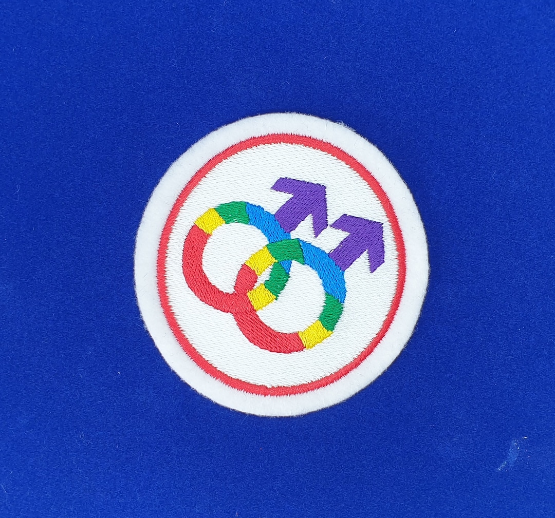 Gay Pride LGBTQ Male Sexuality Symbols Sew, Iron On, Hook or Hook ...