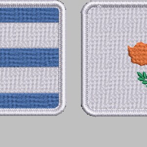 National Flags of the World Sew, Iron On, Hook or Hook & Loop ...