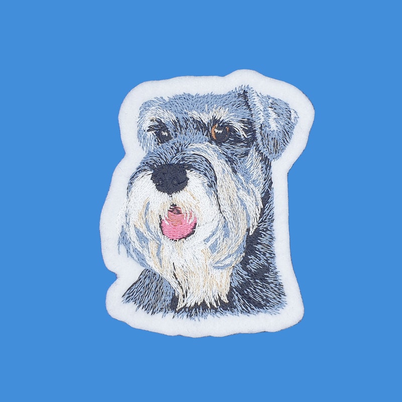 Schnauzer Patch - Etsy