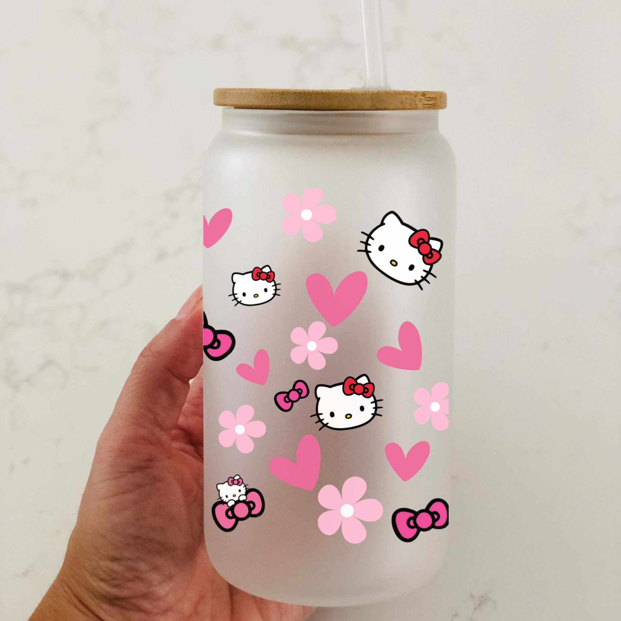 Hello Kitty Libby, Hello Kitty Frosted 16oz Libby, Hello Kitty Coffee sold by Isabelle Martin ...