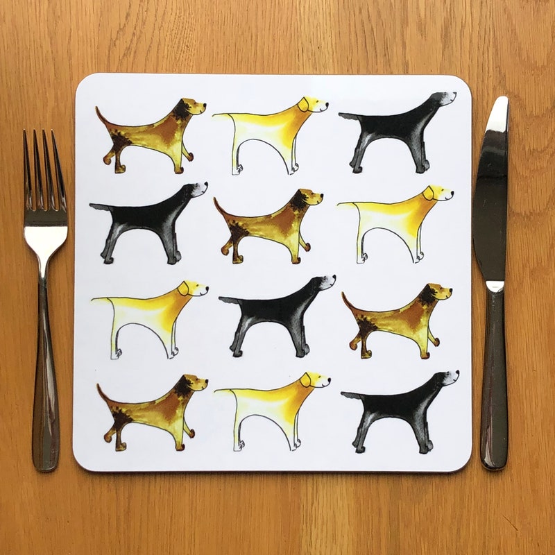 Labrador Dog Placemats - Etsy UK