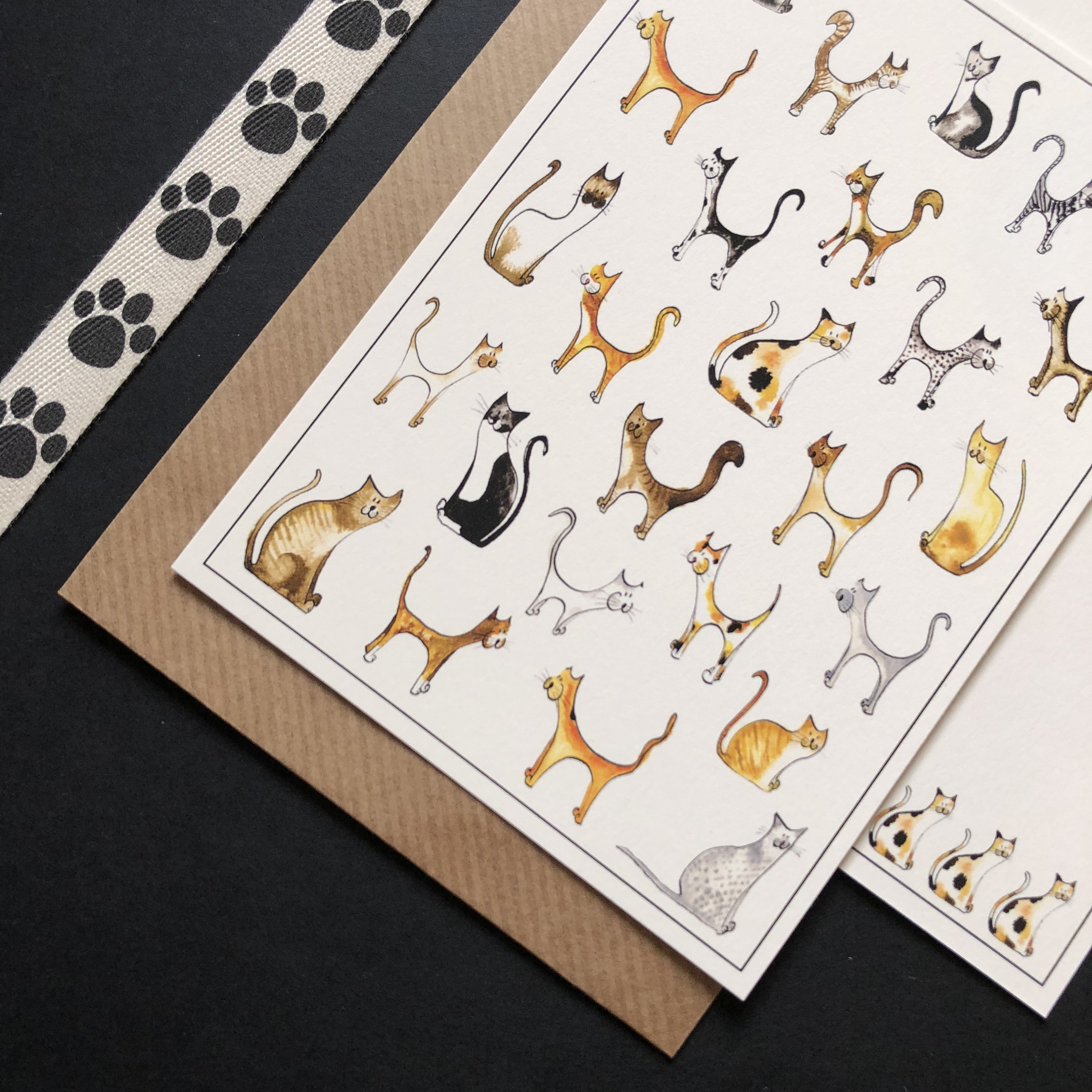 Cat Notecard Pack, Pen & Ink Illustration, Cat Stationery - Etsy UK