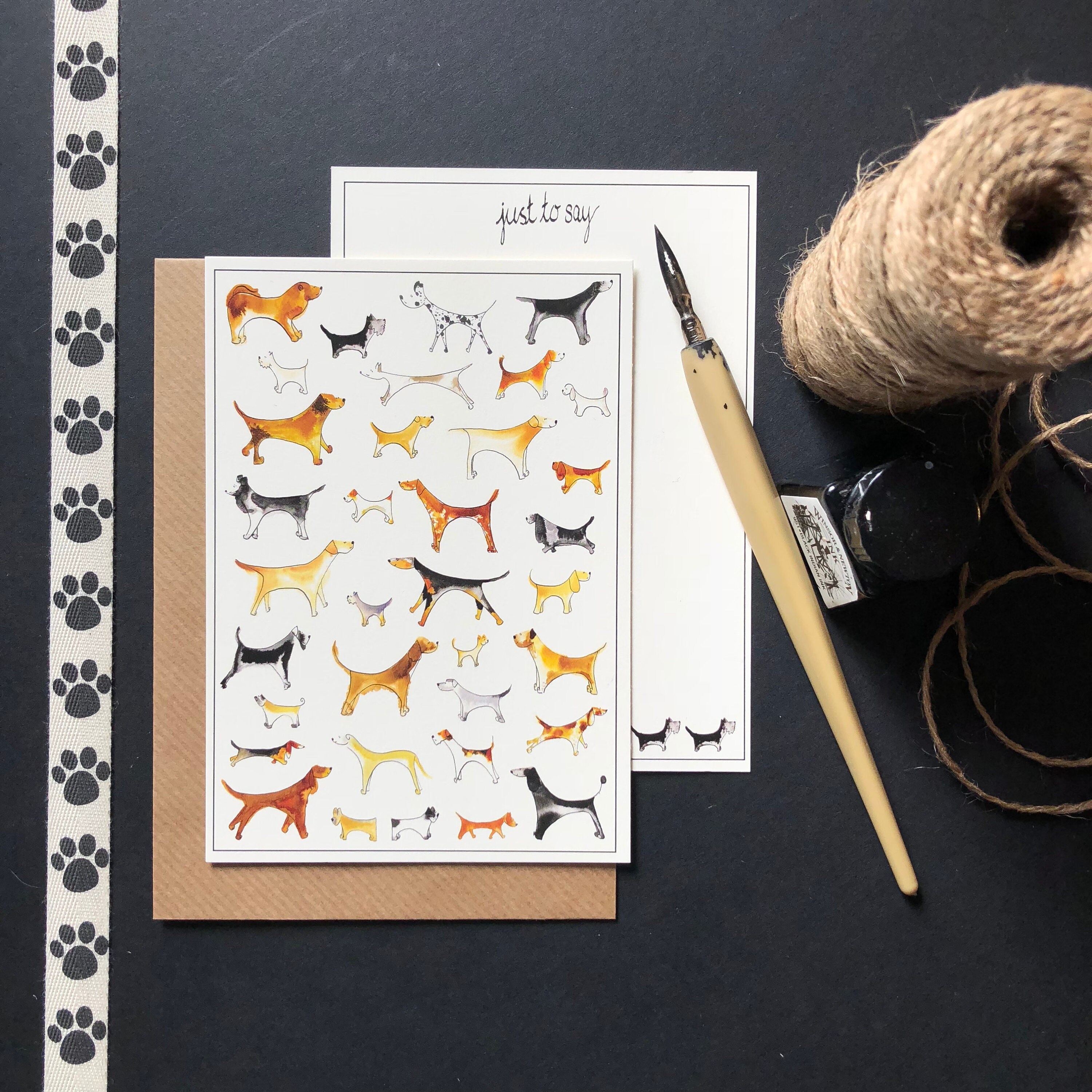 Dog Notecards, Dog Cards, Notecard Pack, Thank You Cards, Dog ...