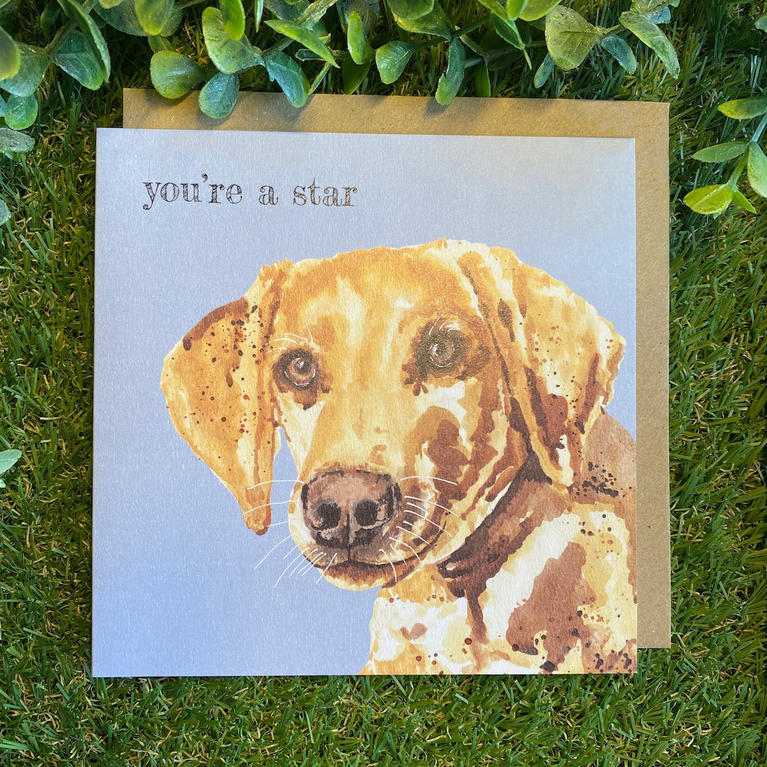 Dog Greeting Card, Congratulations Card, Cute Greeting Card, Card for ...