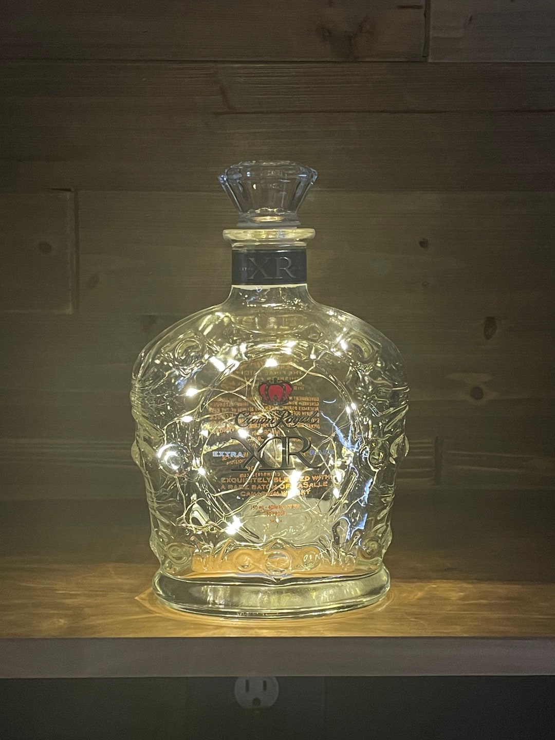 Whiskey Bottle Light - Crown Royal XR - Etsy
