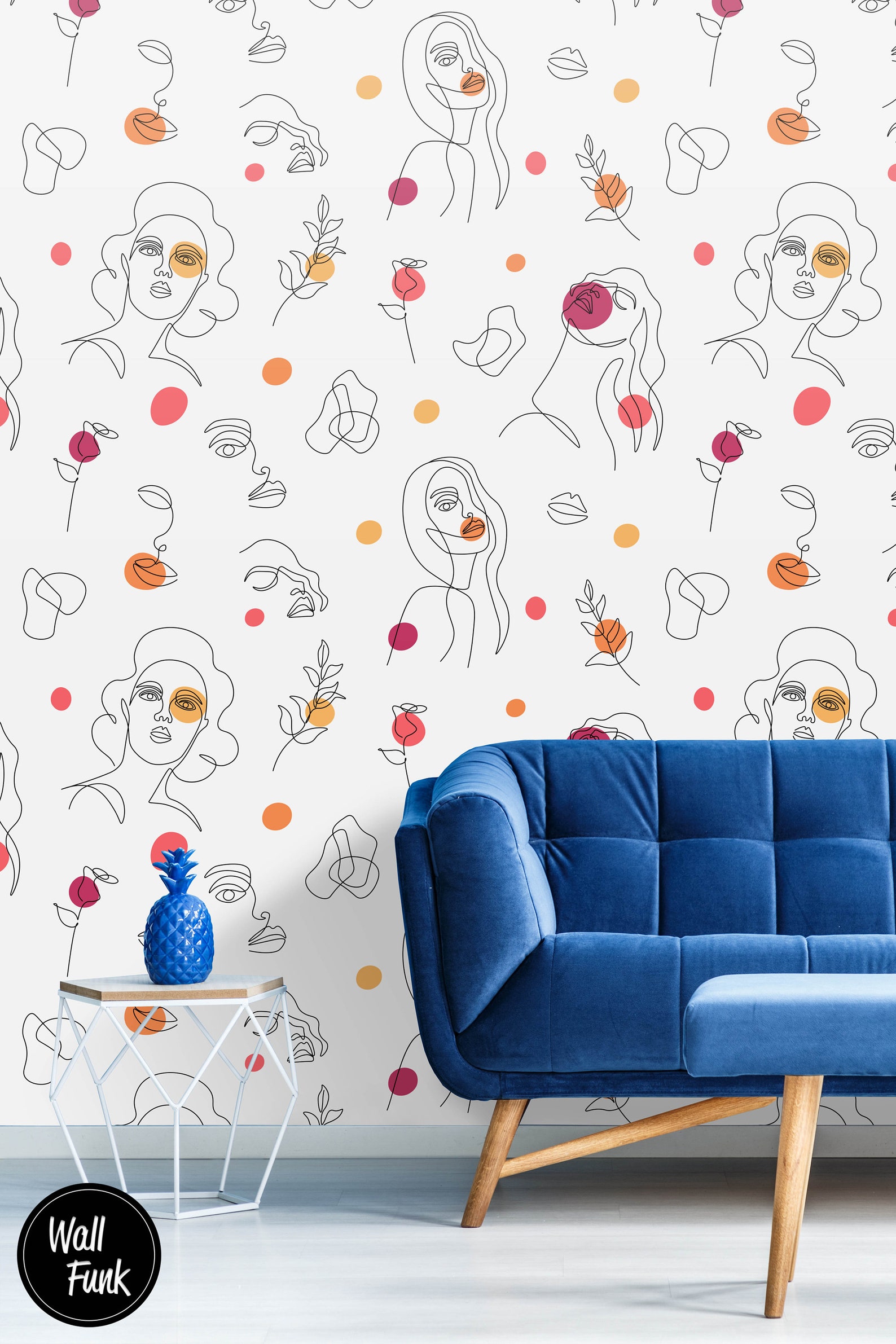 Abstract Removable Wallpaper Abstract Wallpaper Modern - Etsy
