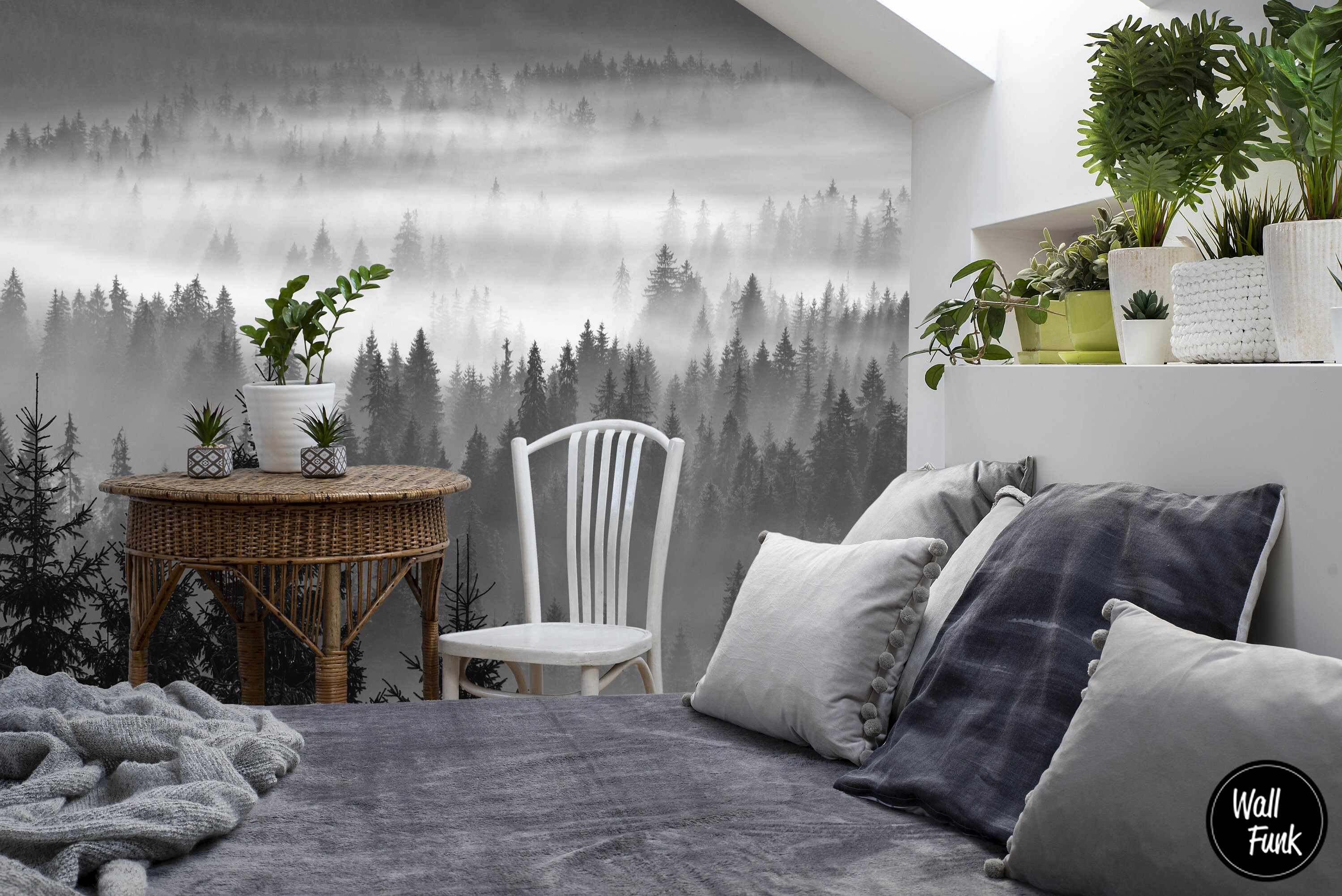 Forest Nature Mural Removable Landscape Nature Wallpaper - Etsy