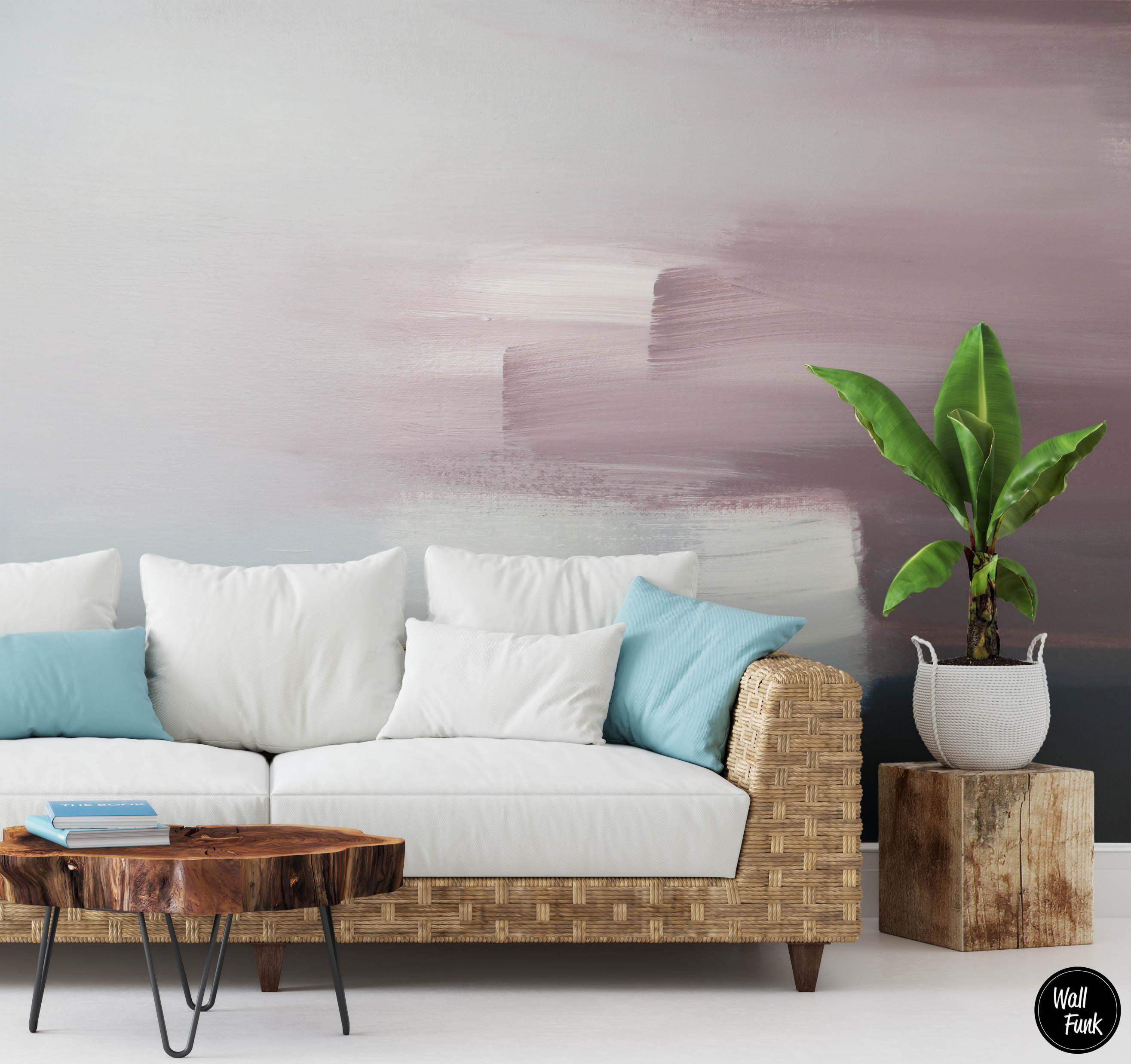 Removable Abstract Wallpaper Water Activated Temporary Stick - Etsy Canada