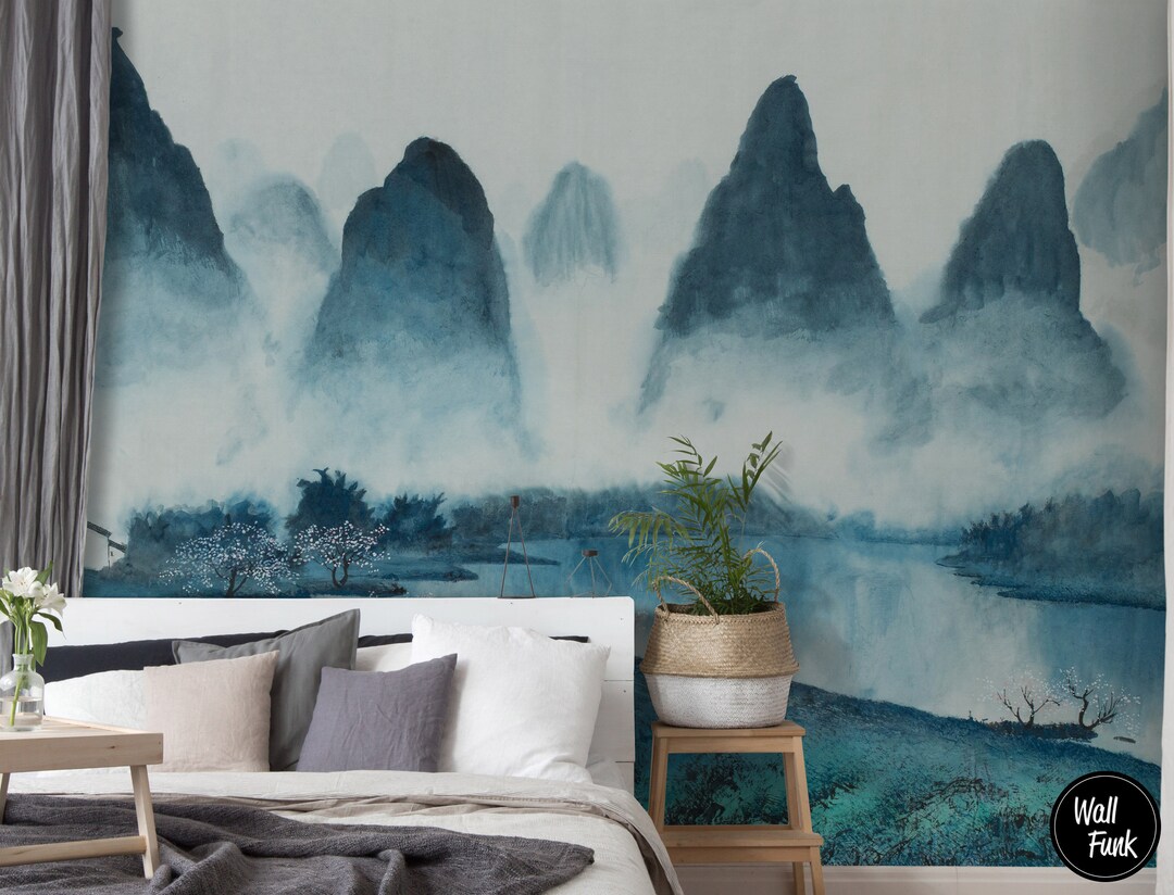 Removable Wallpaper Made With Recycled Paper Easy to Install - Etsy