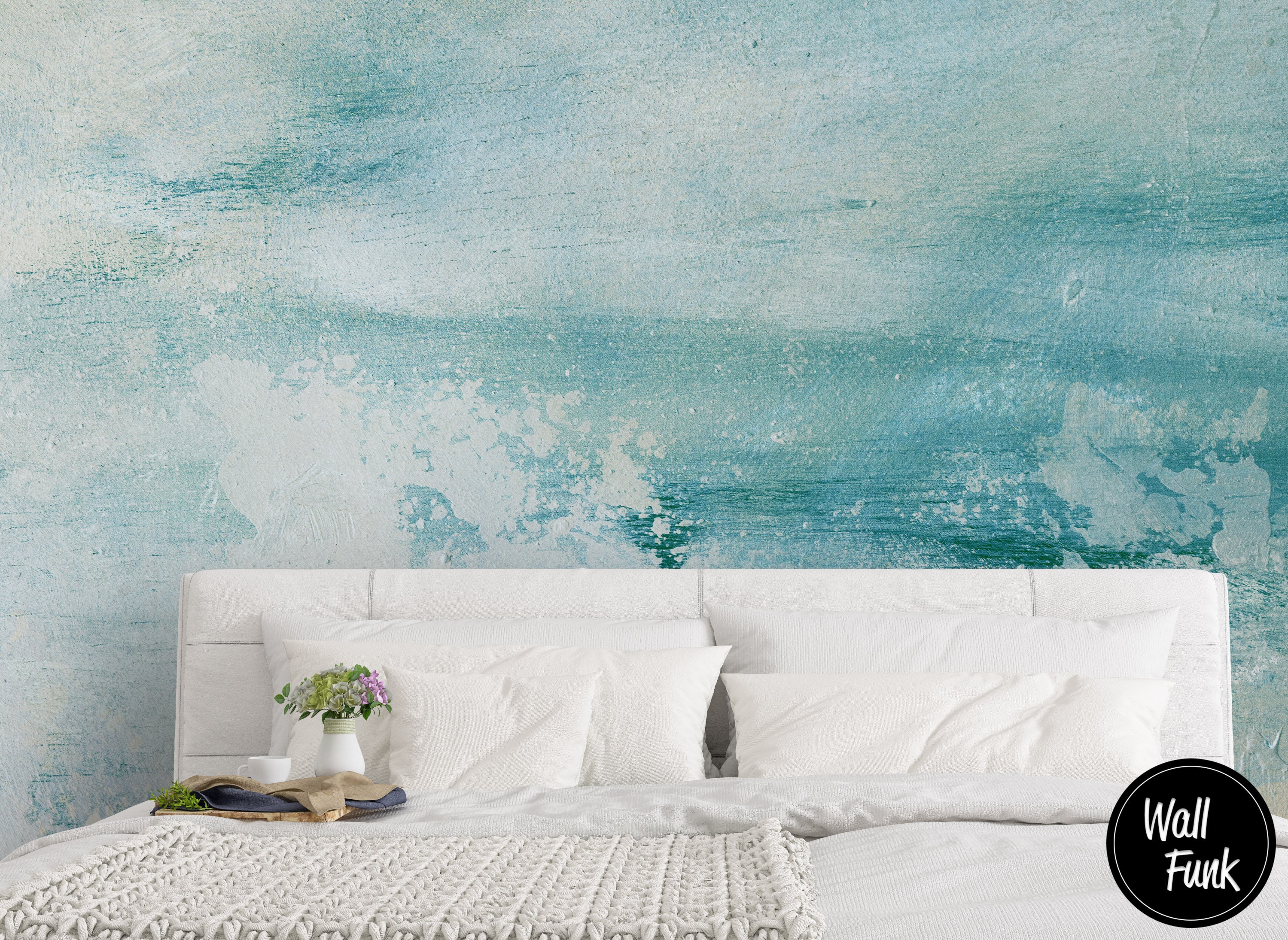 Removable Abstract Wallpaper Water Activated Temporary Stick - Etsy UK