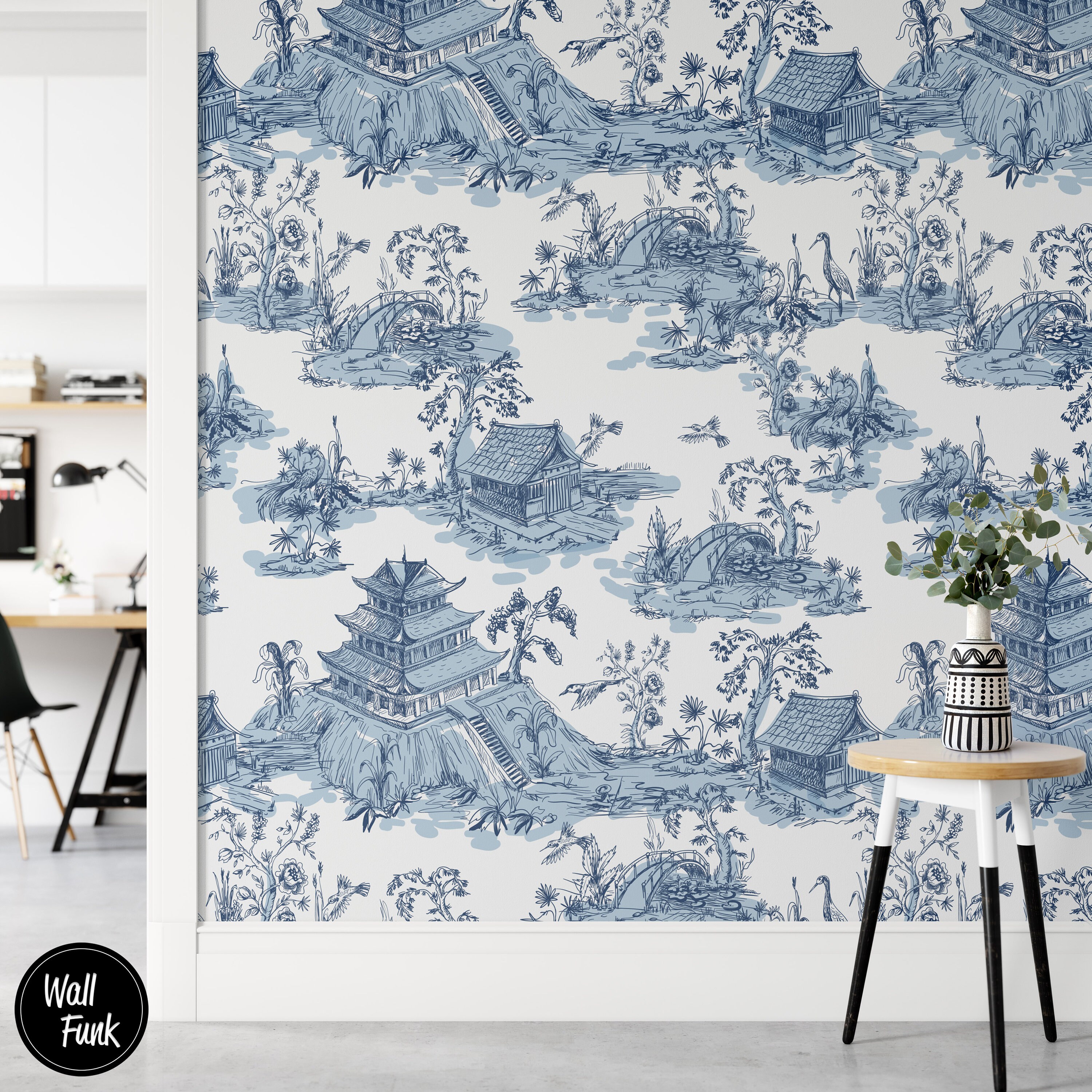 Removable Wallpaper Made With Recycled Paper Easy to Install - Etsy UK