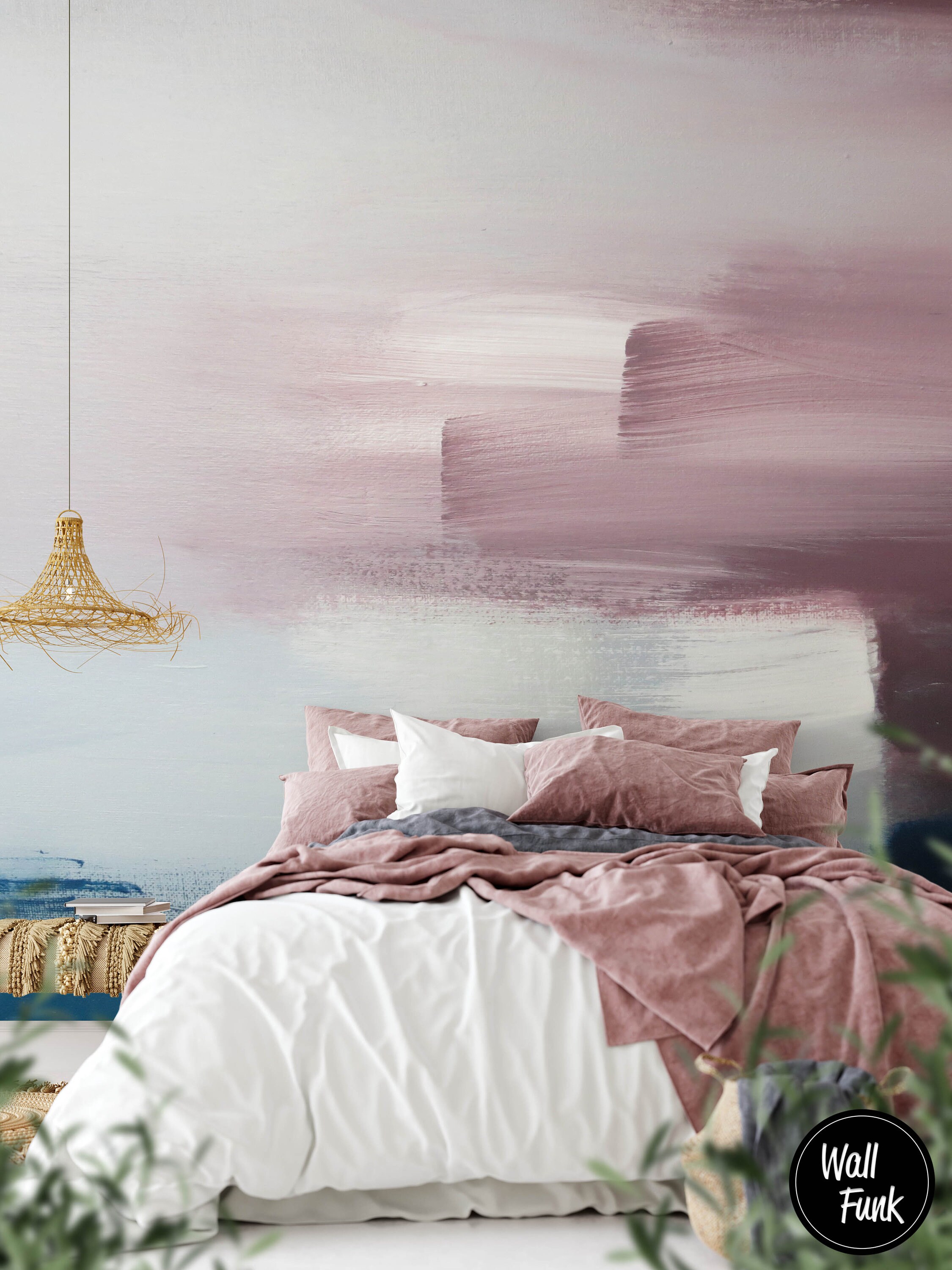 Removable Abstract Wallpaper Water Activated Temporary Stick - Etsy Canada