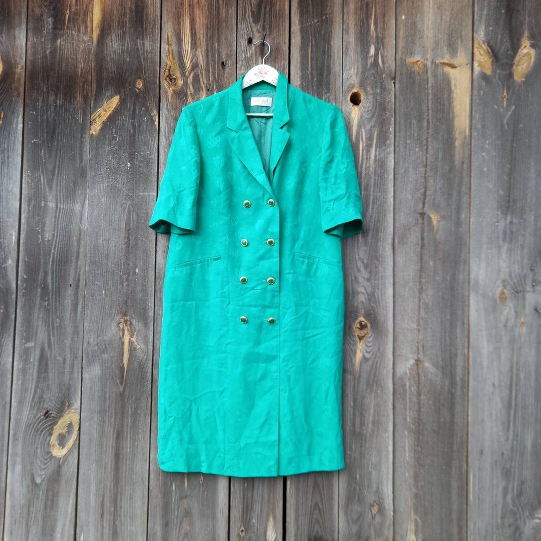 90s Green Dresses for Women Vintage Emerald Clothing Retro Clothes Mod ...