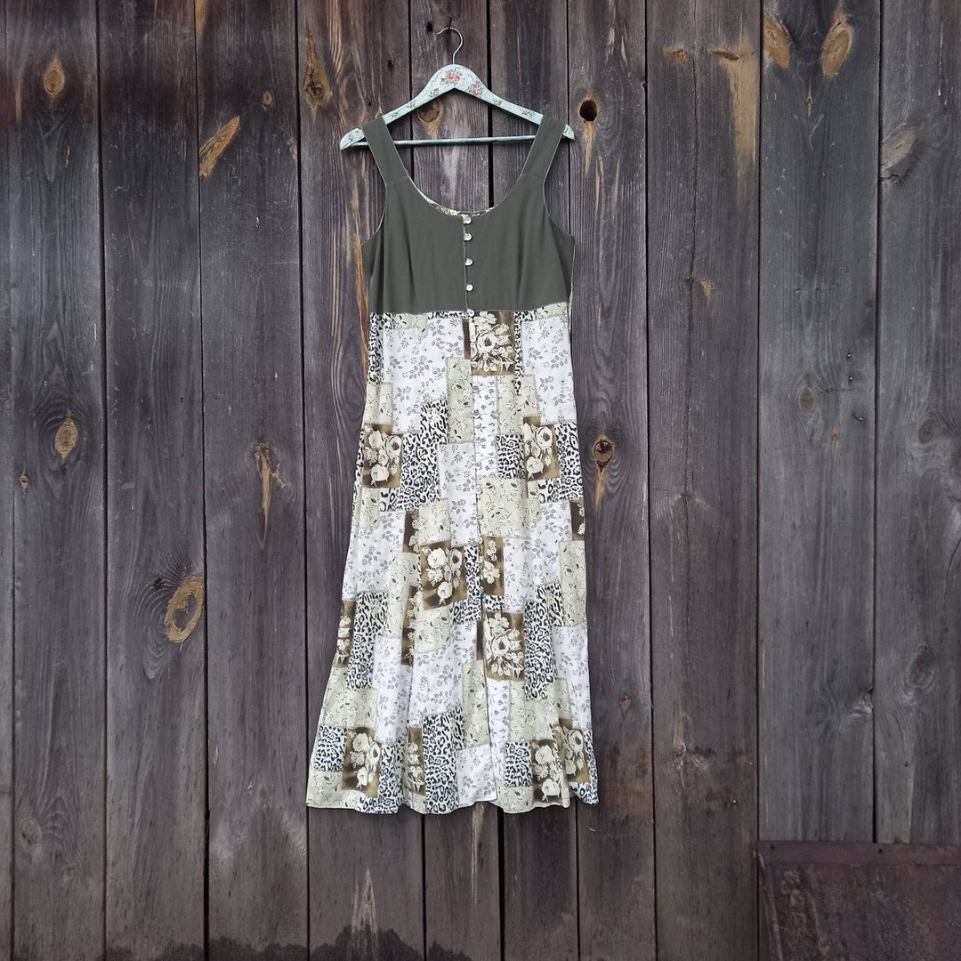90s Sundress Flowers 1990s Vintage Dresses for Women Clothing Farmhouse ...