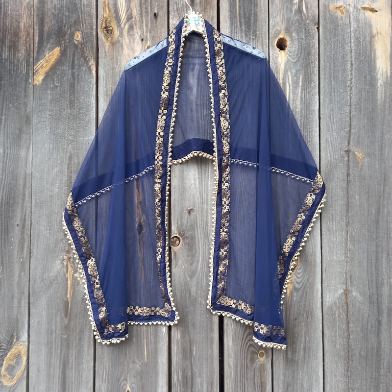 Vintage Dupattas Dark Red - Etsy