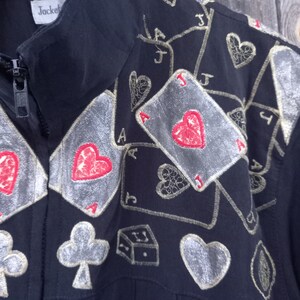 Jacket Women or Men Las Vegas Lucky Casino Poker 80s Bomber Vintage ...